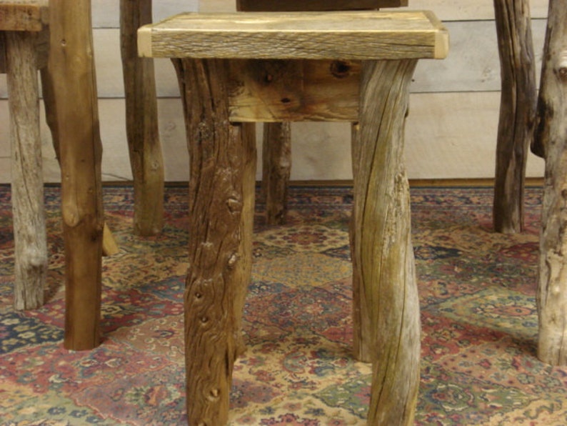 Wood Stool Driftwood Stool Farmhouse Stool - Etsy