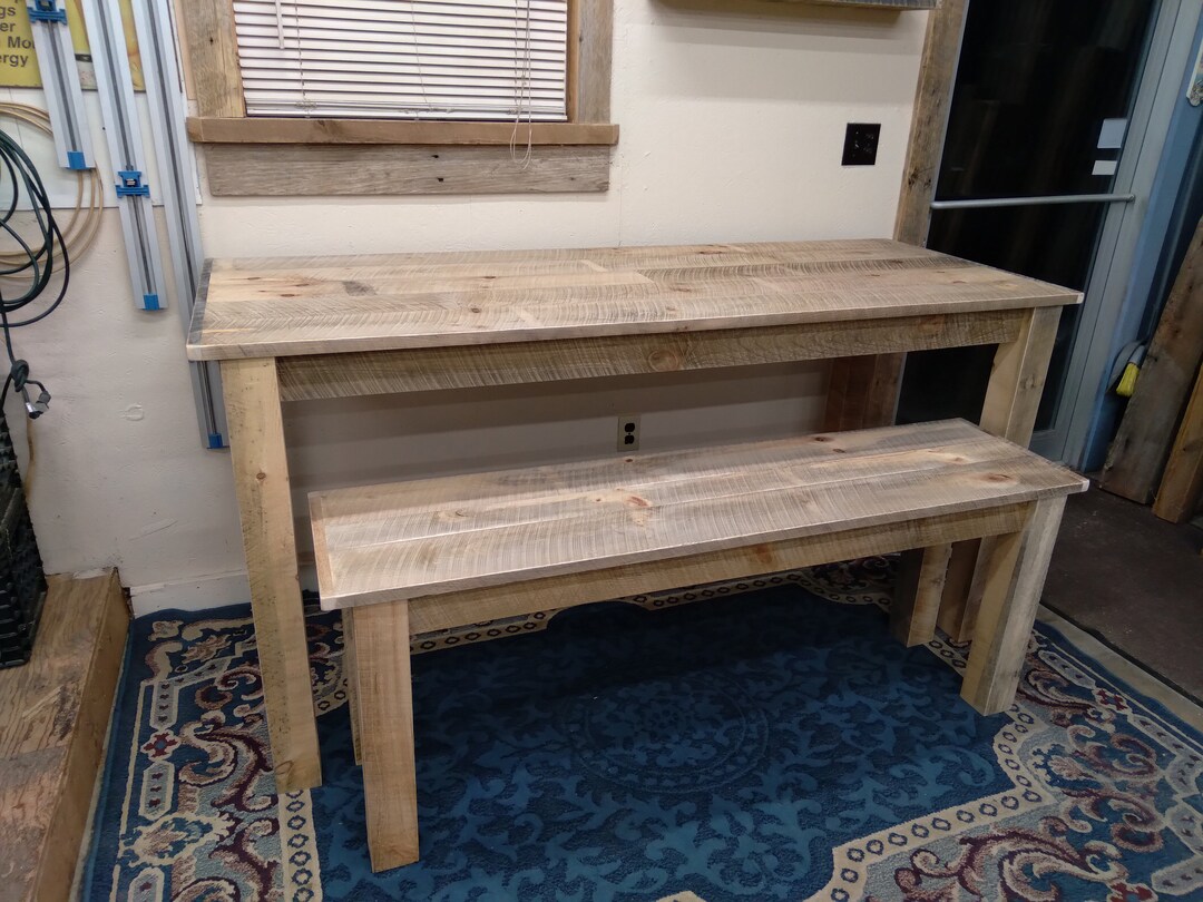 Farmhouse Table, Counter Height Dining Room Table, 72" X 28" Deep X 30 ...