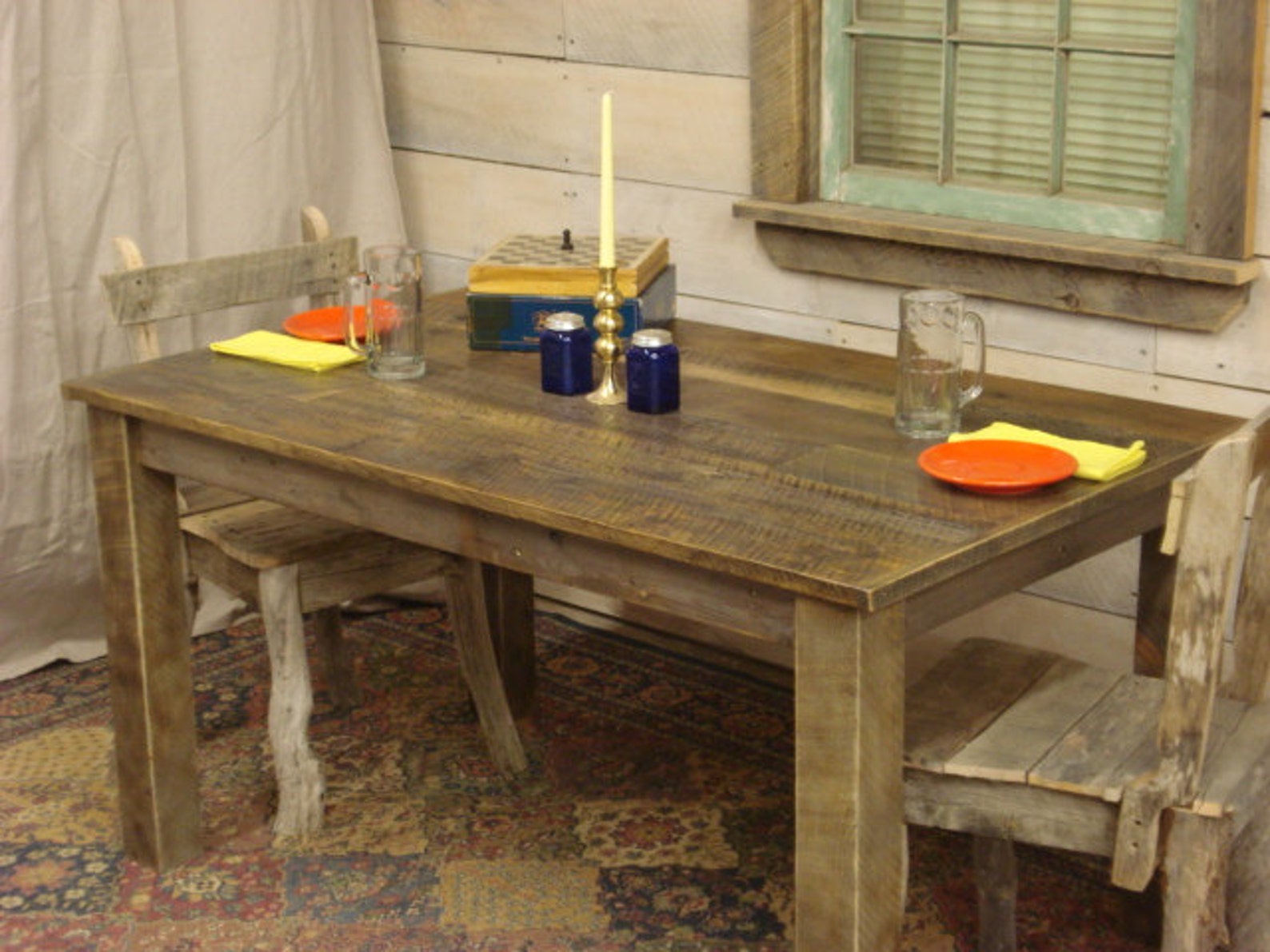 Farmhouse Table Rustic Farmhouse Dining Room Table - Etsy