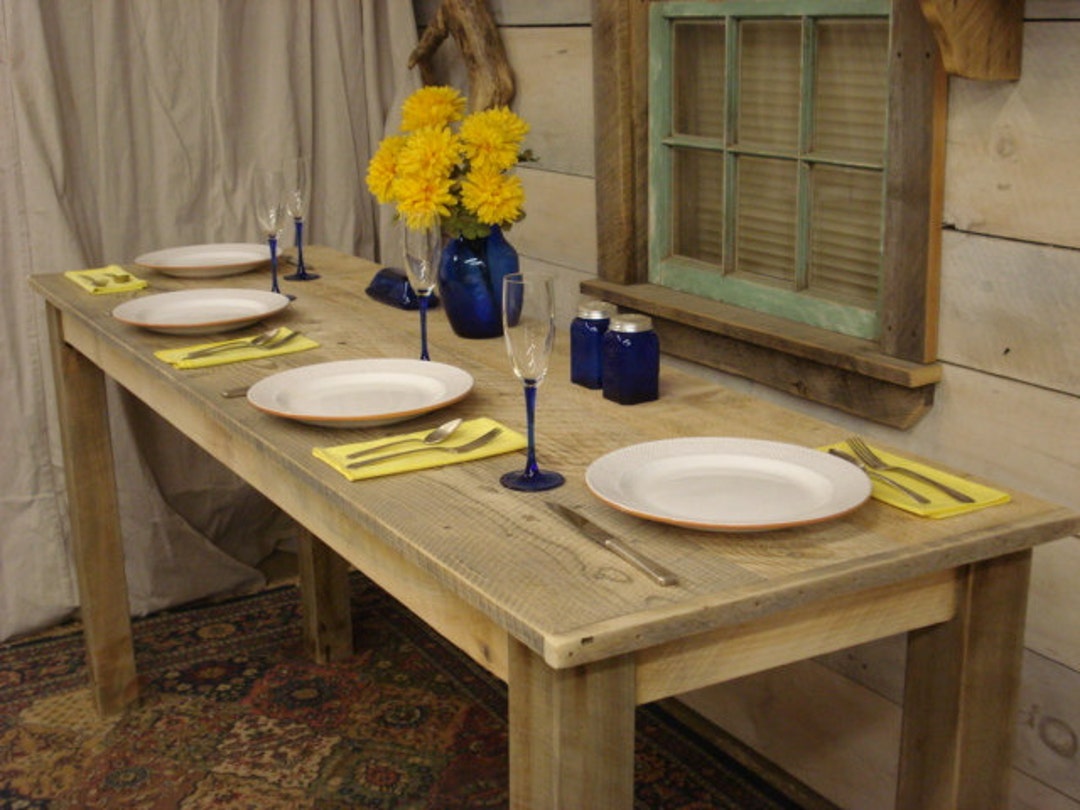 Farmhouse Table, Counter Height Dining Room Table, Farmhouse 68 X 22 X ...