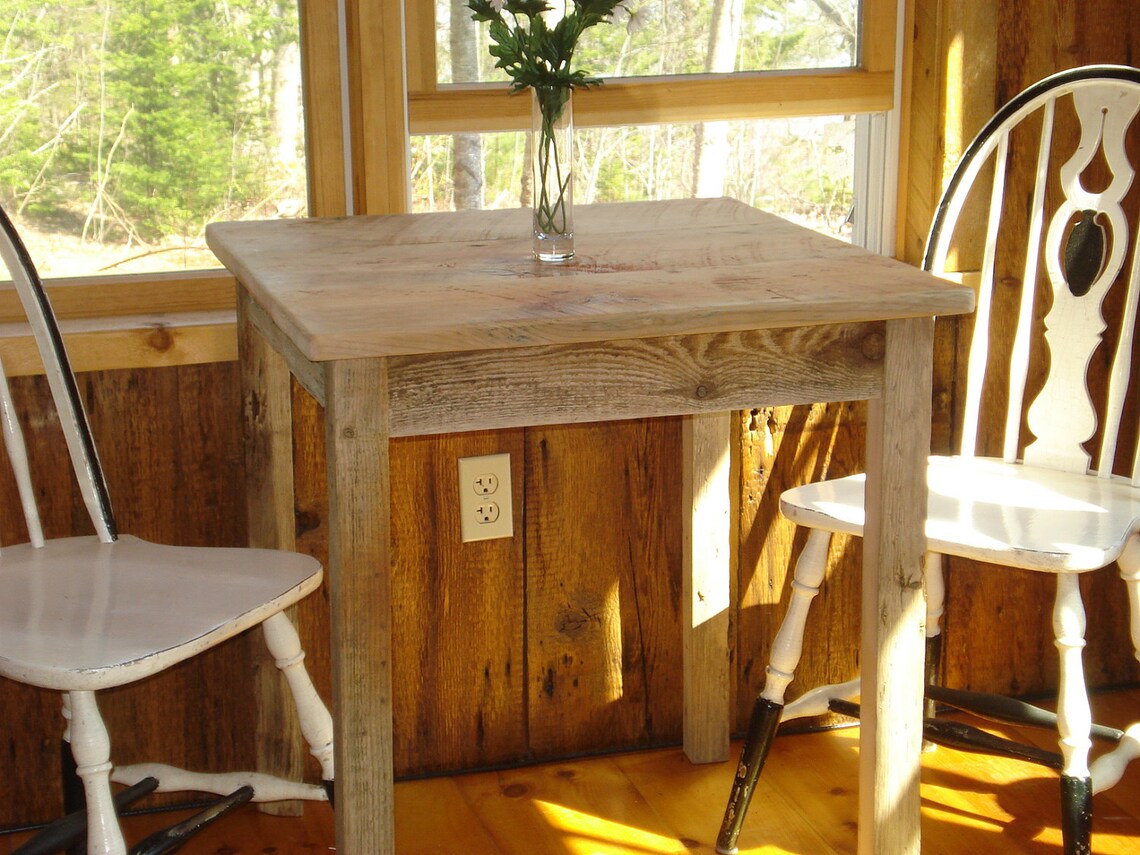 Driftwood Dining Room Table 27 X 27x 29h - Etsy