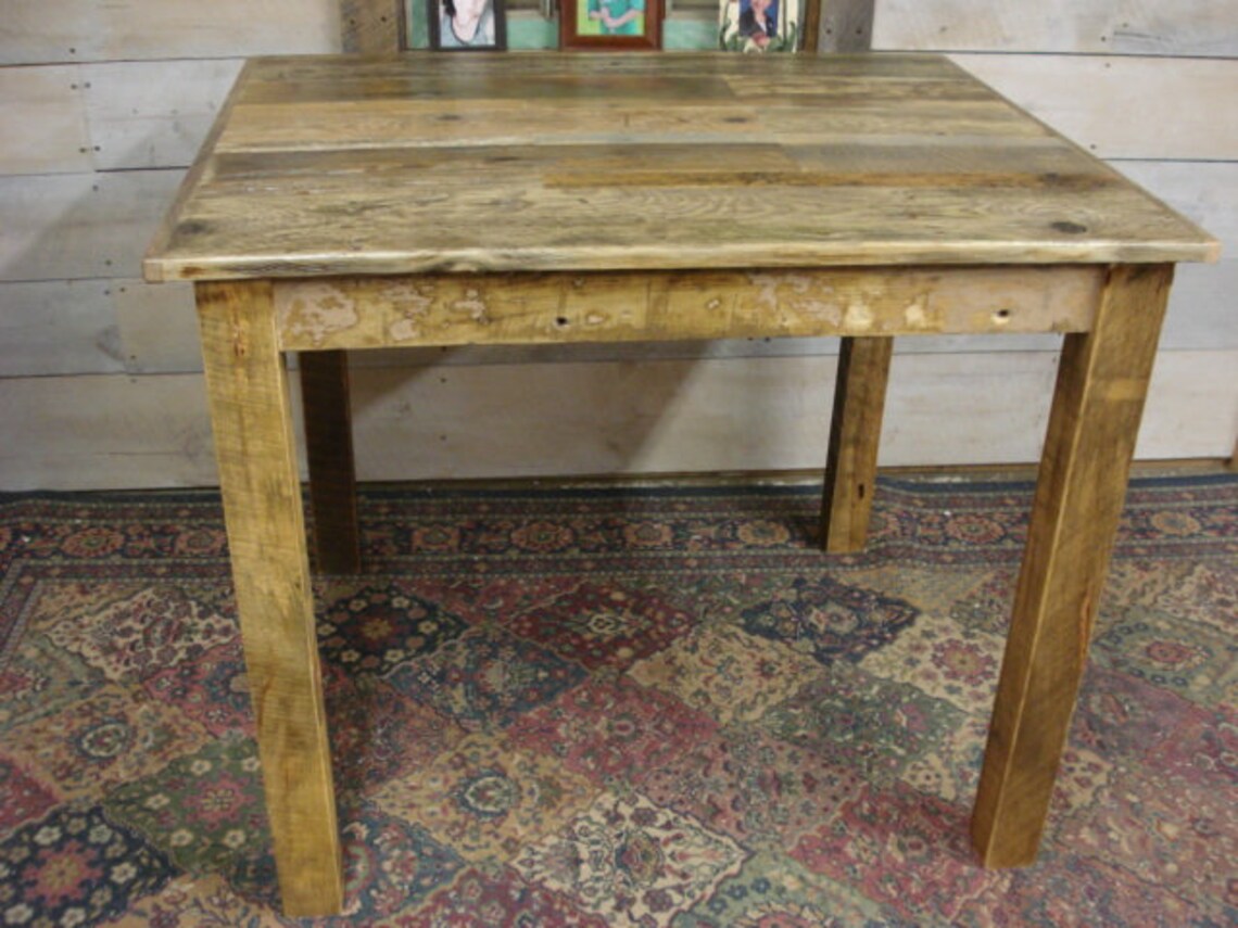 Rustic Table Farmhouse Table Dining Table Counter Height - Etsy