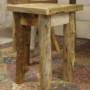 Wood Stool Driftwood Stool Farmhouse Stool - Etsy