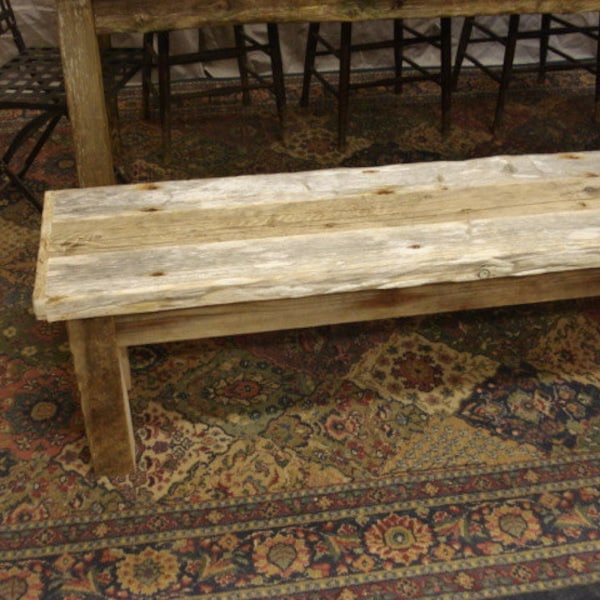 Reclaimed Wood Bench - Etsy
