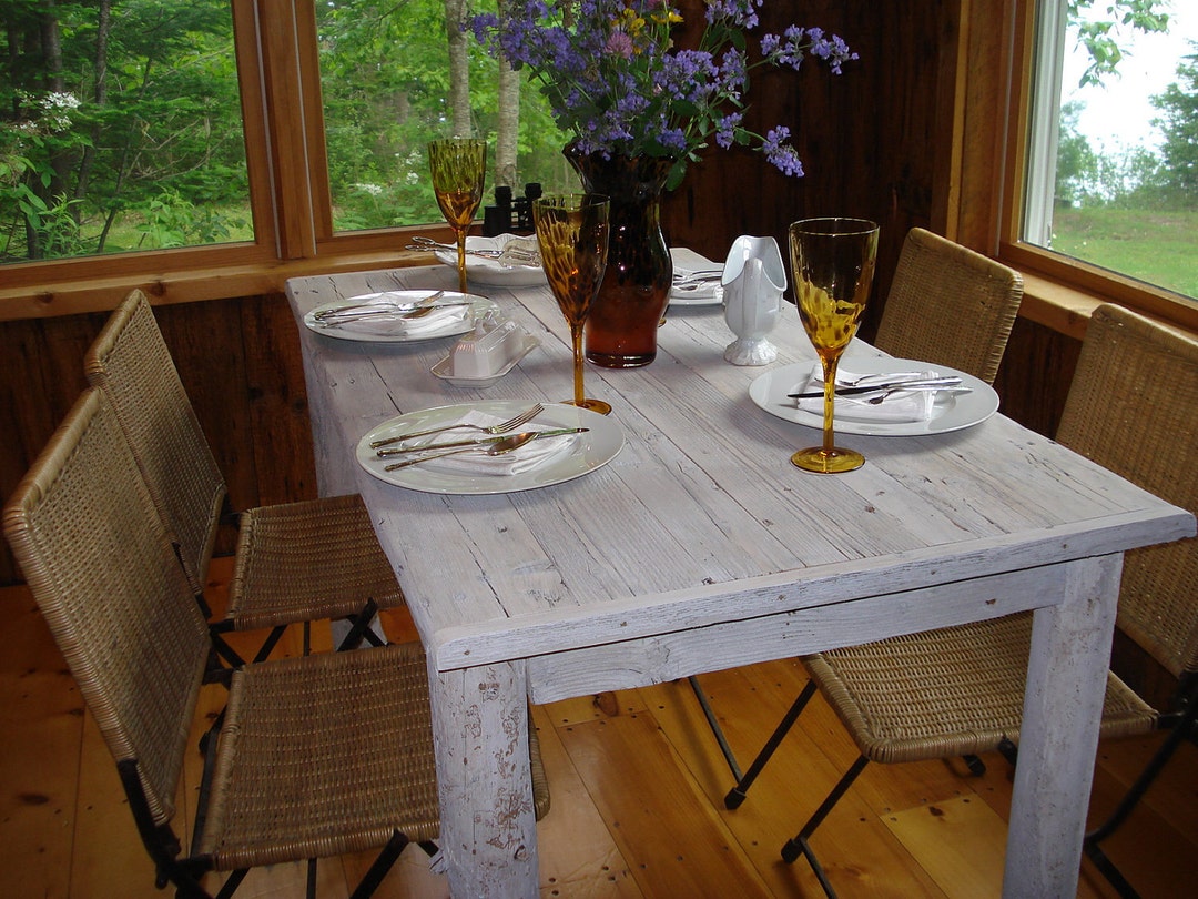 Beach House Driftwood Table 62 X 36d X 30 to 36 High pictured is 50 X ...