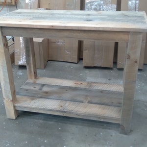 Rustic Dining Table, Counter Height Table (42"x24"x30 or 36"h ...