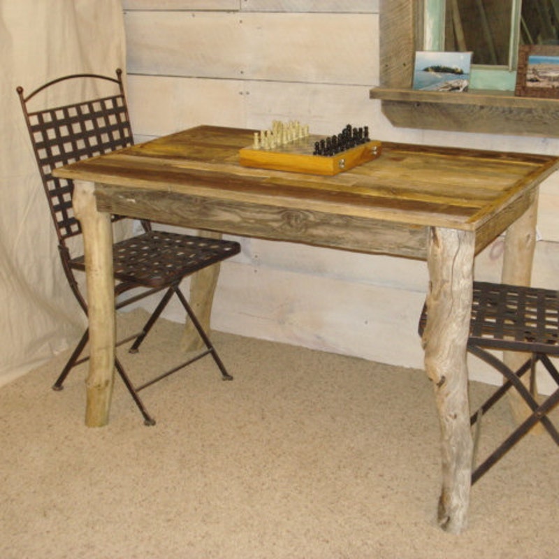 Rustic Bistro Table - Etsy