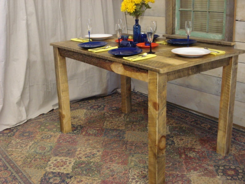 Farmhouse table Rustic Dining room Table 60 x 36 | Etsy