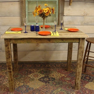 Counter Height Dining Room Table, Farmhouse 45 X 25deep X 30 or 36 High ...