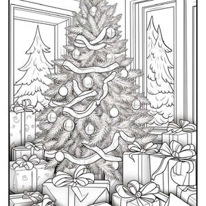Classic Christmas Coloring Book 120 Pages - Christmas Coloring Book ...