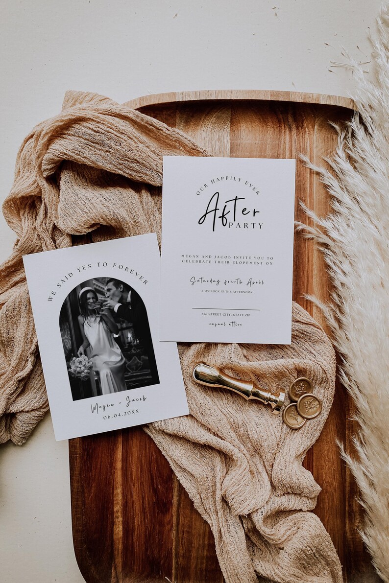 Wedding Sign Bundle, Modern Elopement , Elopement Set Bundle, Elopement ...