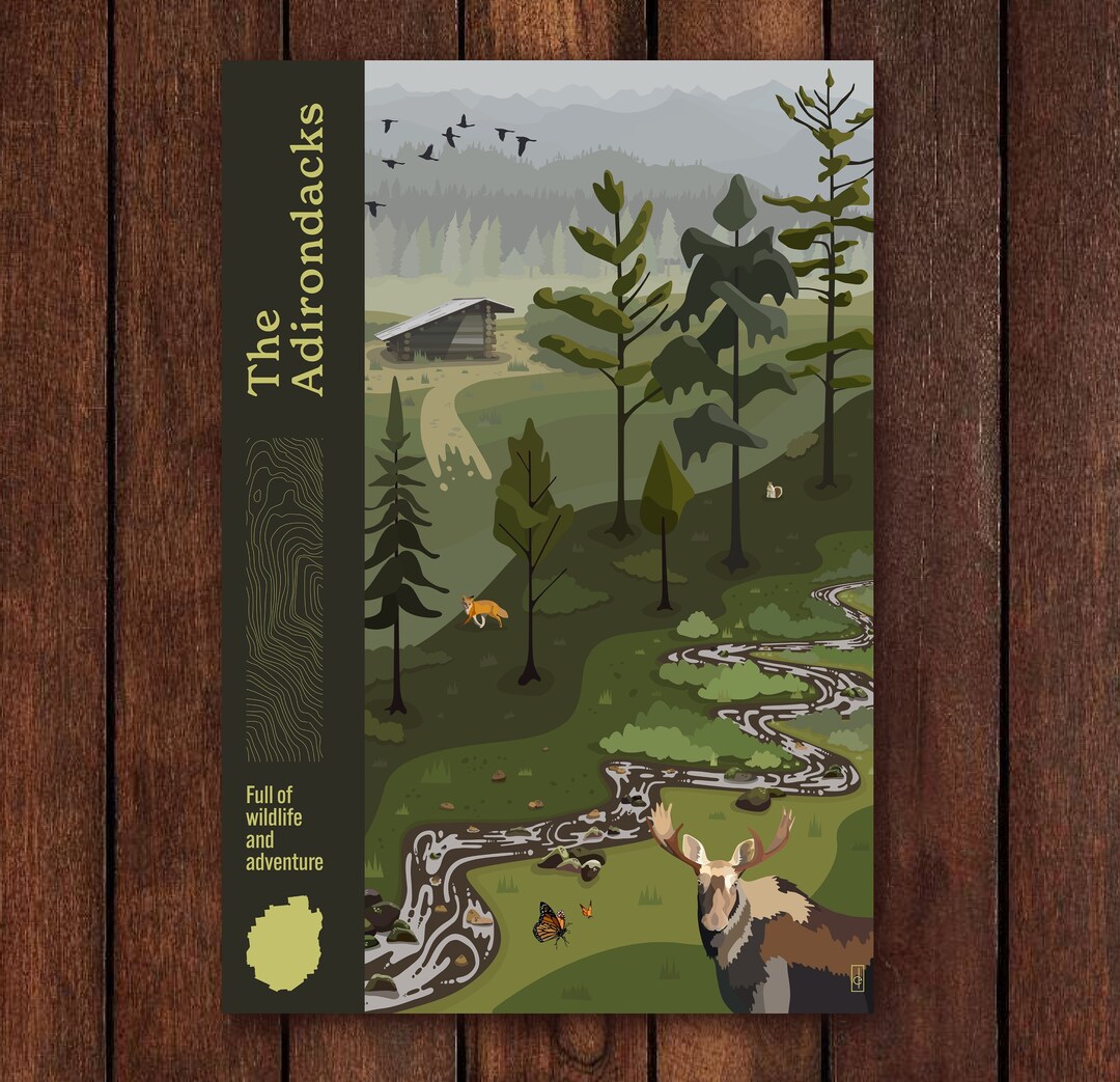 Adirondacks Poster - Etsy