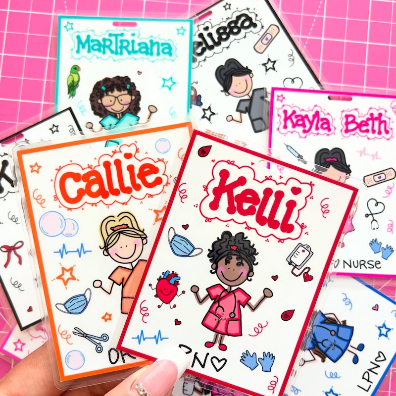 Name Badges Vertical - Etsy