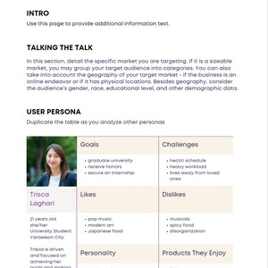 Business Plan Template - Etsy