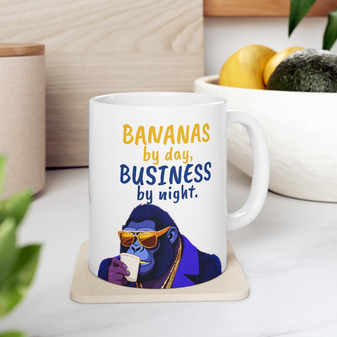 Monkey Mug, Monkey Gift, Gift for Gorilla Lovers, Funny Monkey Cup ...