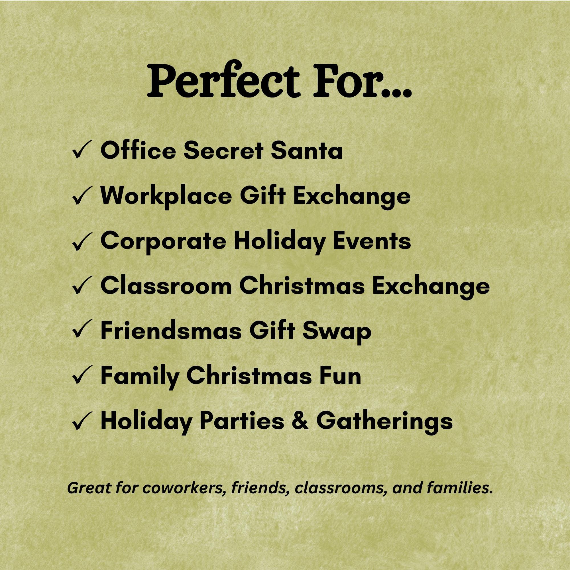 Secret Santa Questionnaire: Christmas Gift Exchange Game (editable PDF ...