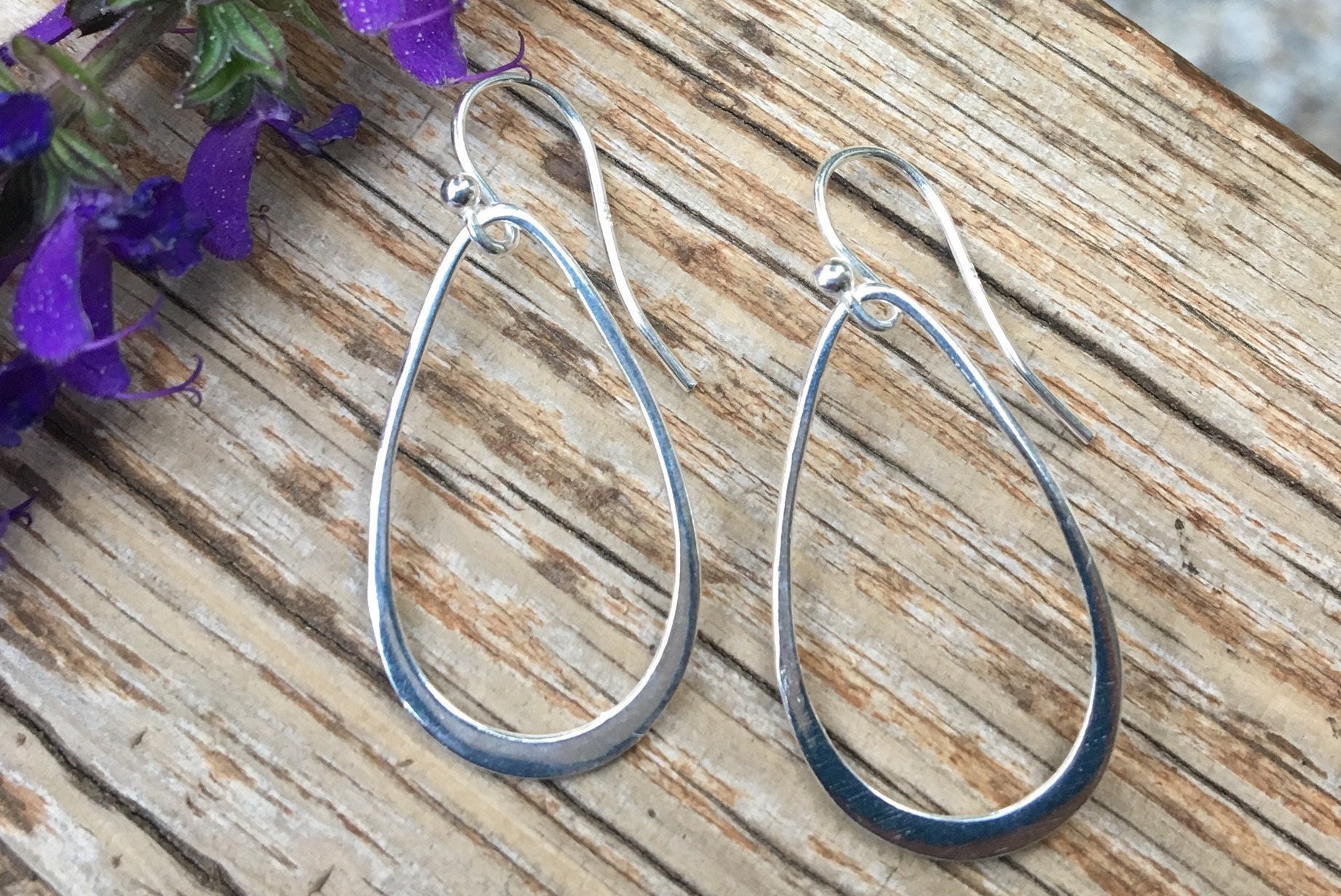 Simple Silver Earrings Everyday Sterling Earrings Sterling - Etsy
