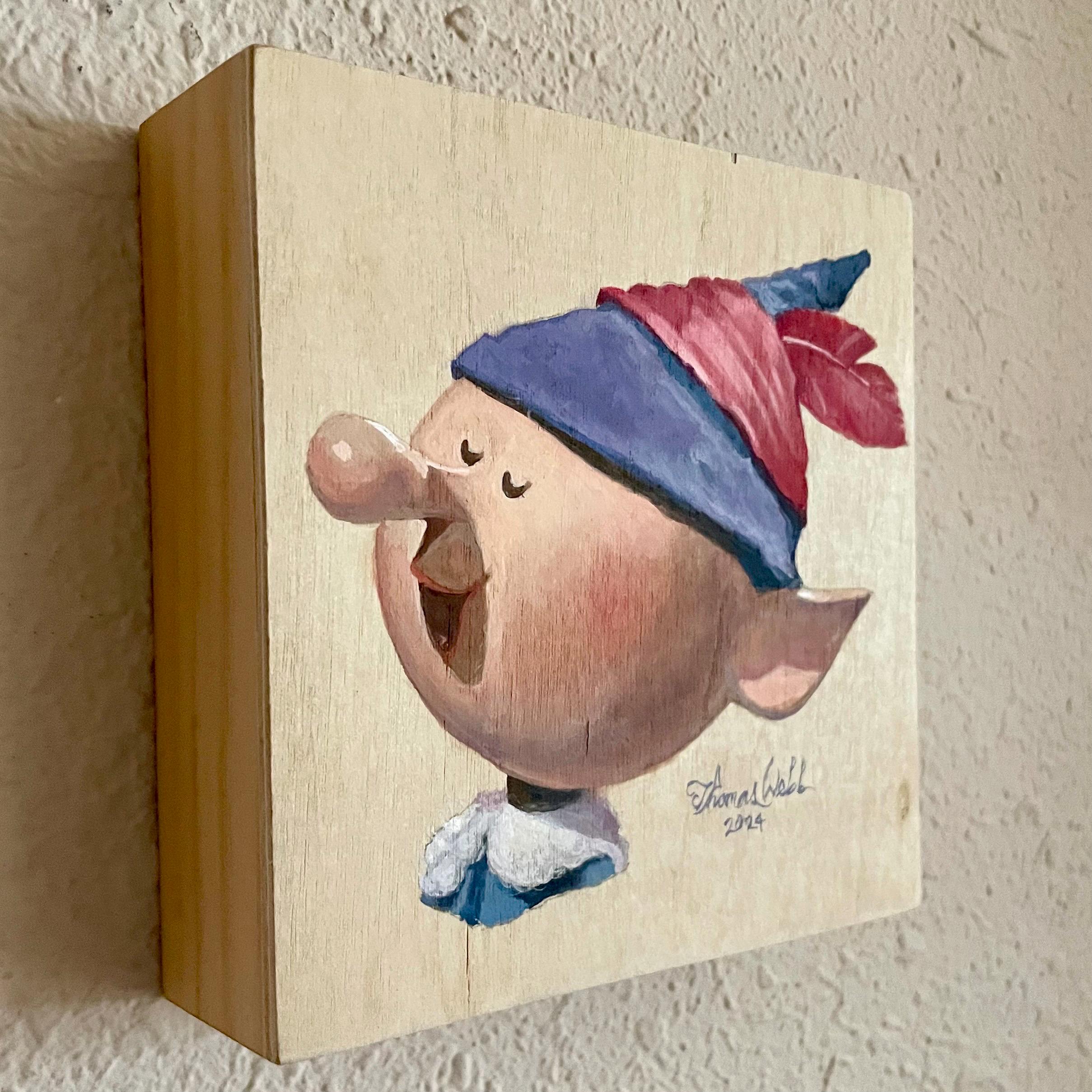 Boy Elf From Rudolph the Red Nosed Reindeer, Original Gouache Painting ...