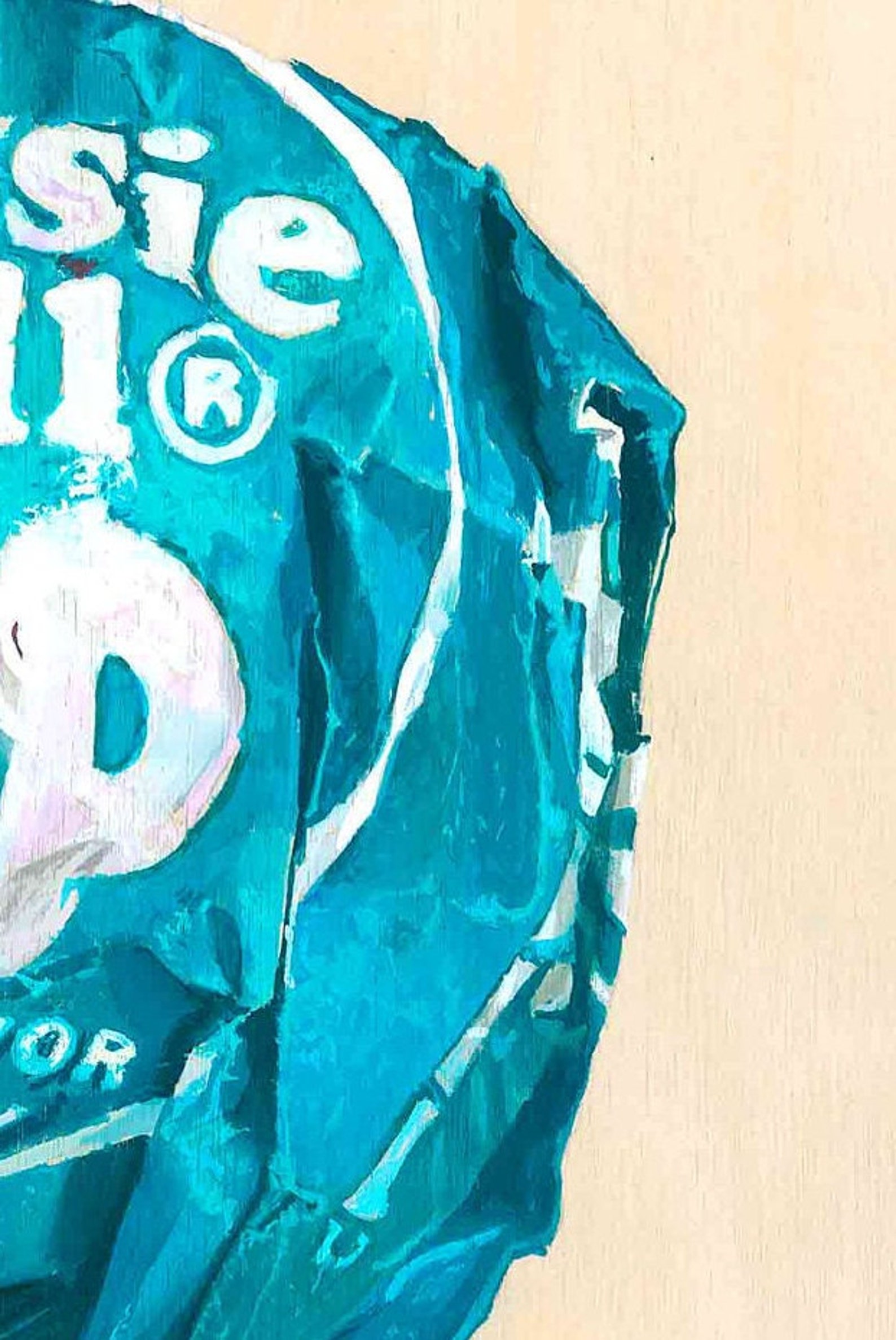 Fun and Colorful Blue Raspberry Tootsie Roll Pop, Fine Art Print Free ...