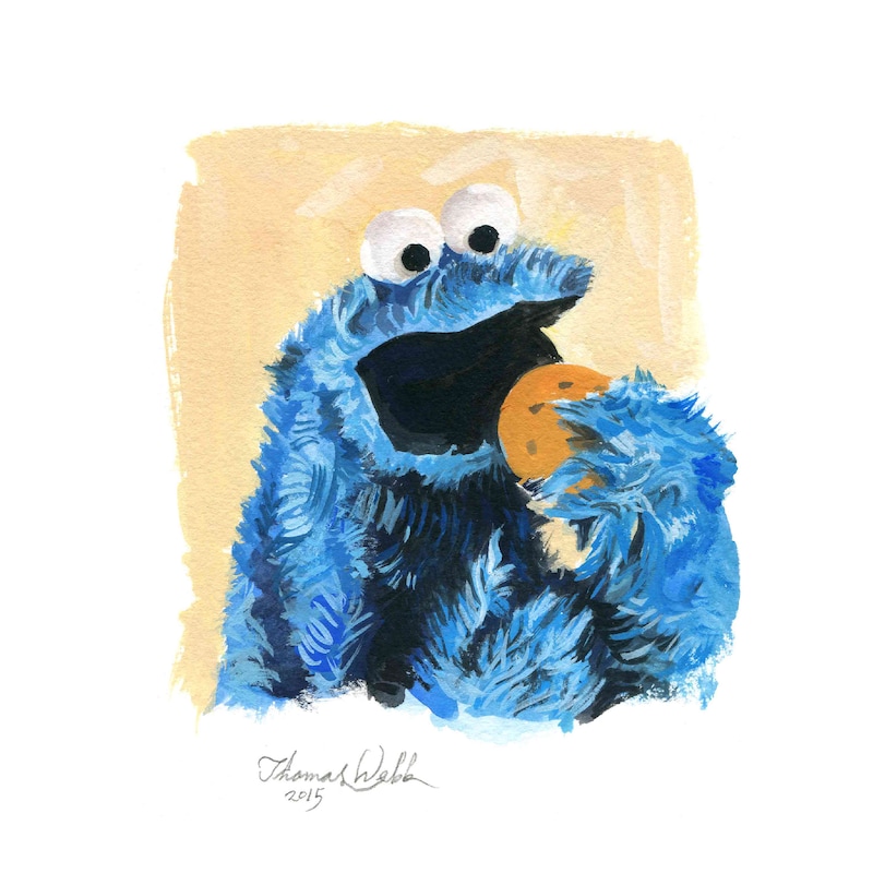 Sesame Street Art Paintings - Etsy