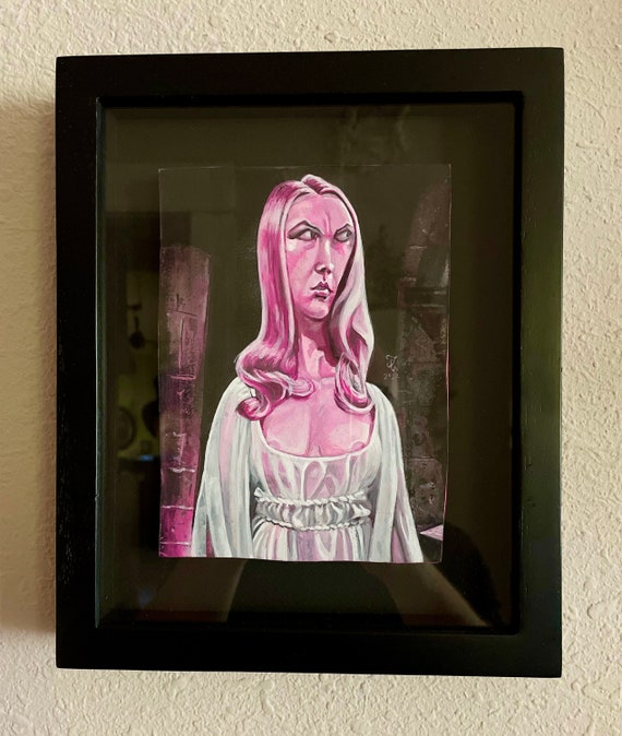 Hammer Horror Beauty Kristen Lindholm Original Painting - Etsy