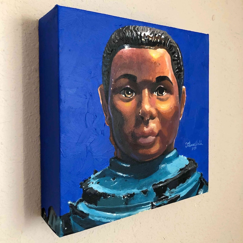 Lt. Jeff Long, Mattel Major Matt Mason 1966, (original Acrylic Painting ...