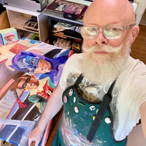 Batman and Robin Fine Art Print "emergency Bat-turn Lever" by Thomas ...