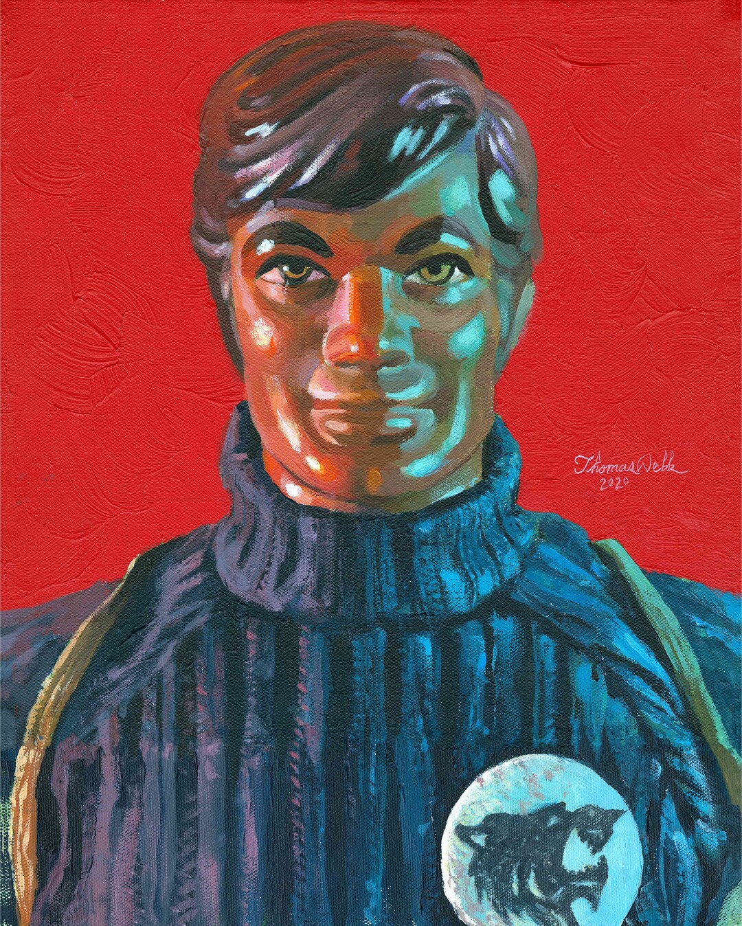 Big Jim Wolf P.A.C.K Commander, Fine Art Print, Signed Limited Edition ...