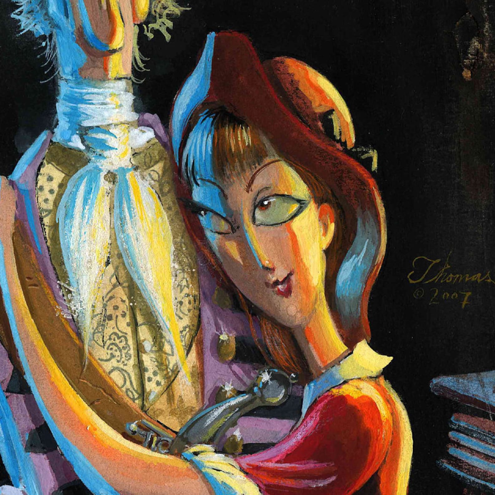 Calico Jack Rackham and Anne Bonny Fine Art Print Free - Etsy UK