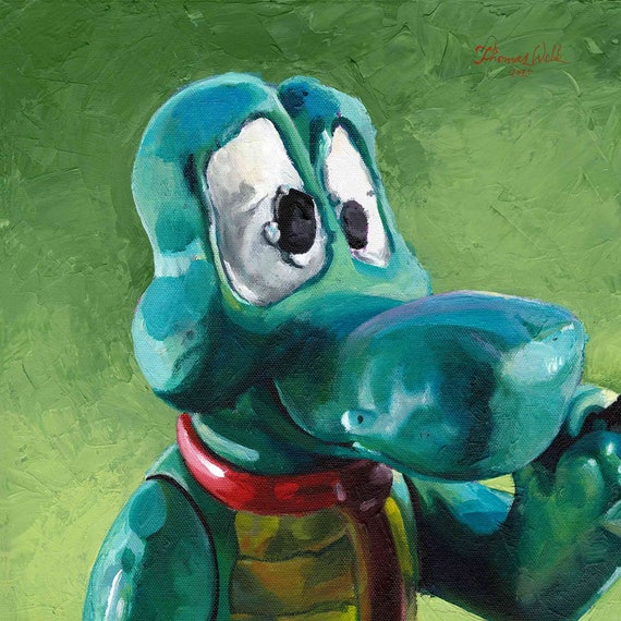Albert Alligator Fine Art Print multiple Sizes Free - Etsy