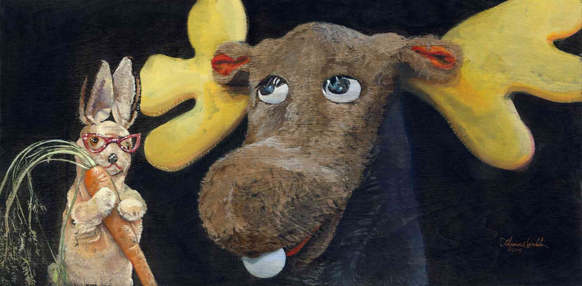 Rabbit Moose Bear - Etsy