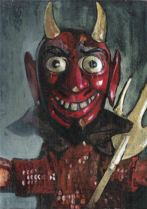 Punch and Judy Thedevil Fine Art Print multiple Sizes | Etsy