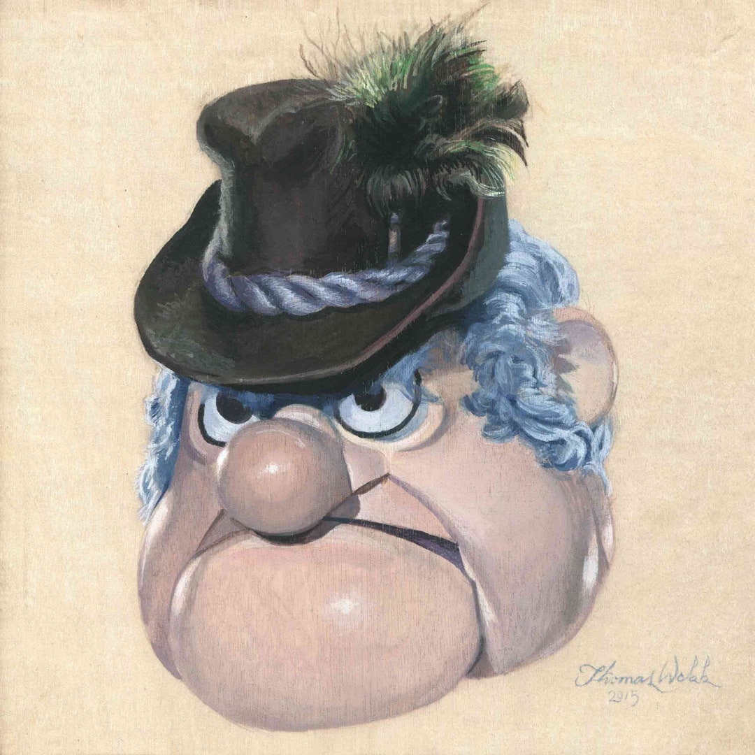 Burgermeister Meisterburger Art Print, Rankin Bass Inspired - Etsy