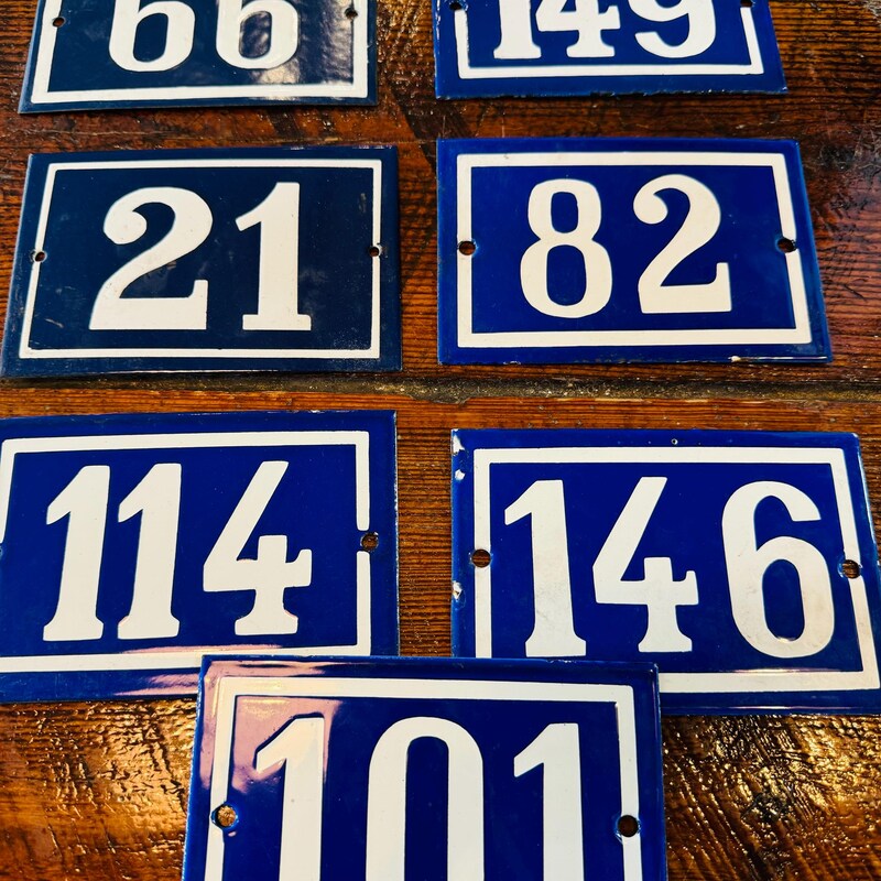 French House Numbers - Etsy