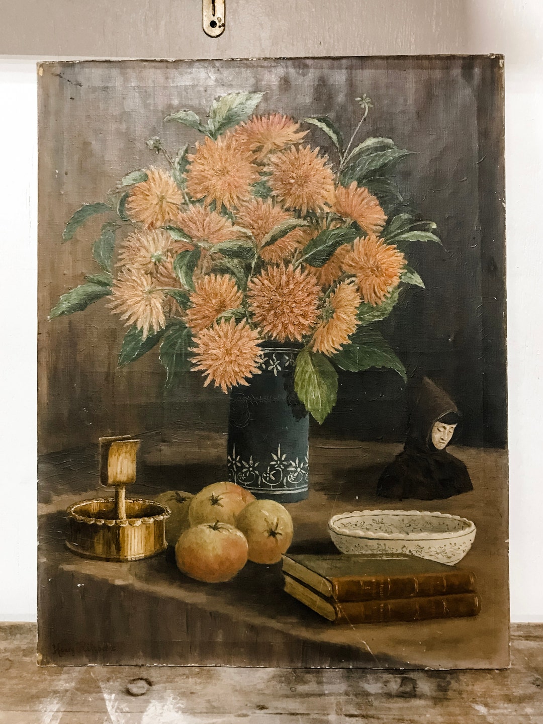 French Still Life Oil on Canvas - Etsy