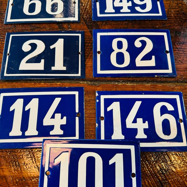 French House Numbers - Etsy