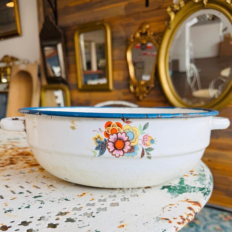 Enamel Wash Basin - Etsy