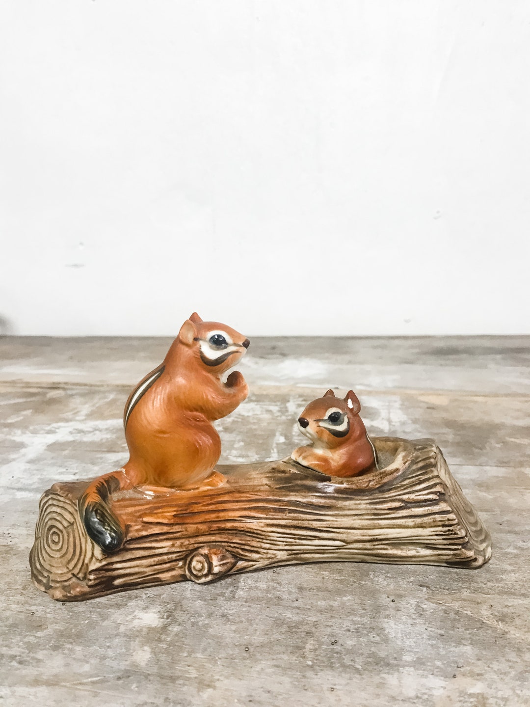 Vintage Chipmunks Figurine - Etsy