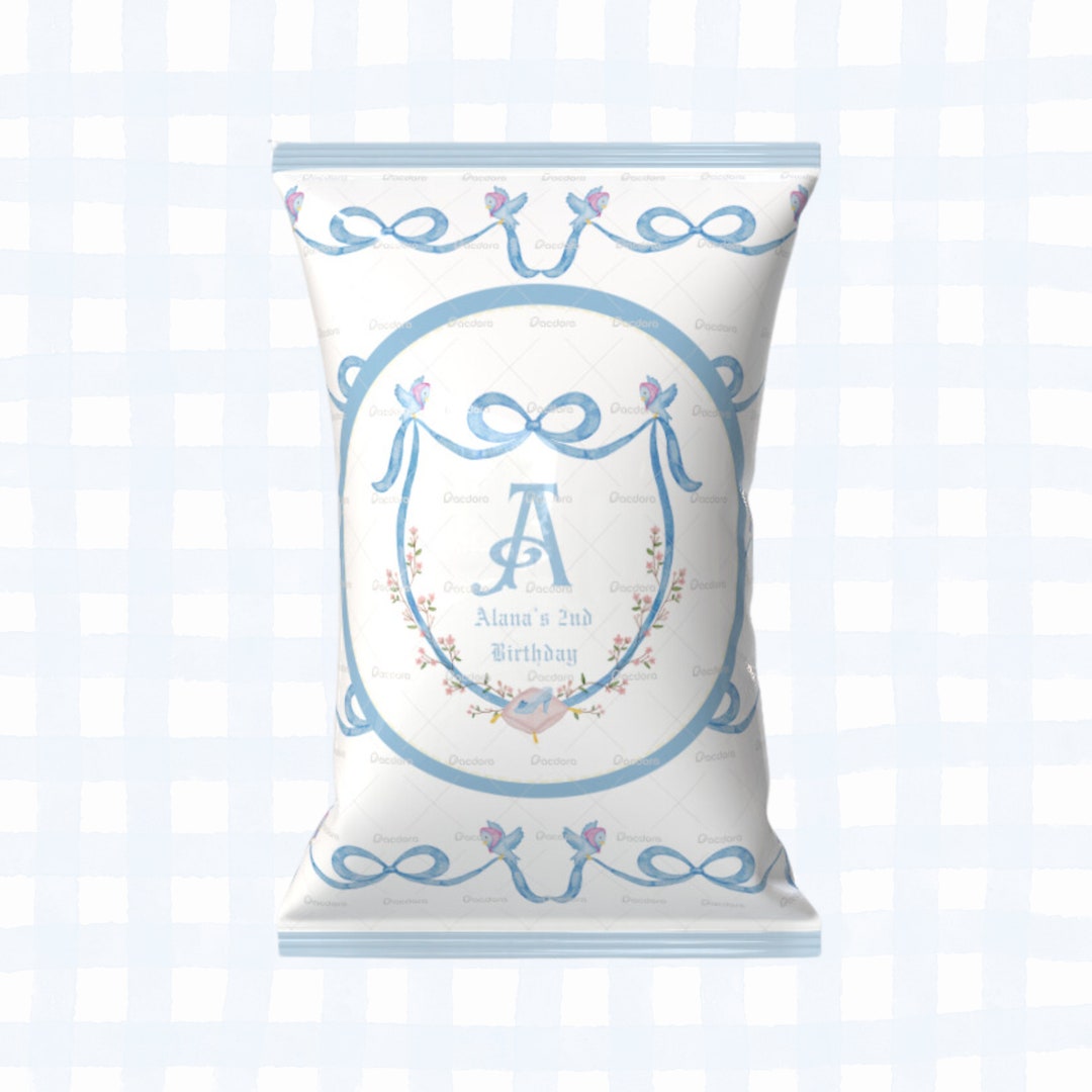 Cinderell Chips Template,cinderell Birthday Printable,cinderell Party ...