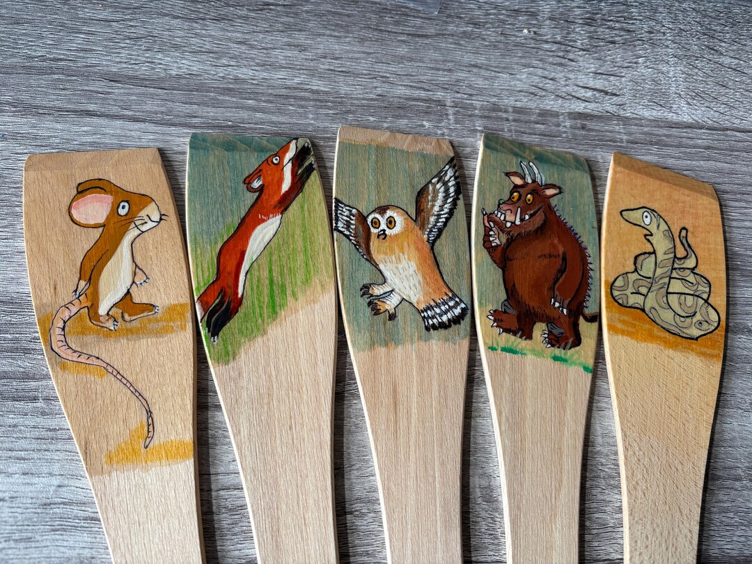 Julia Donaldson - the Gruffalo Story Spoons. Complete Set of 5 ...
