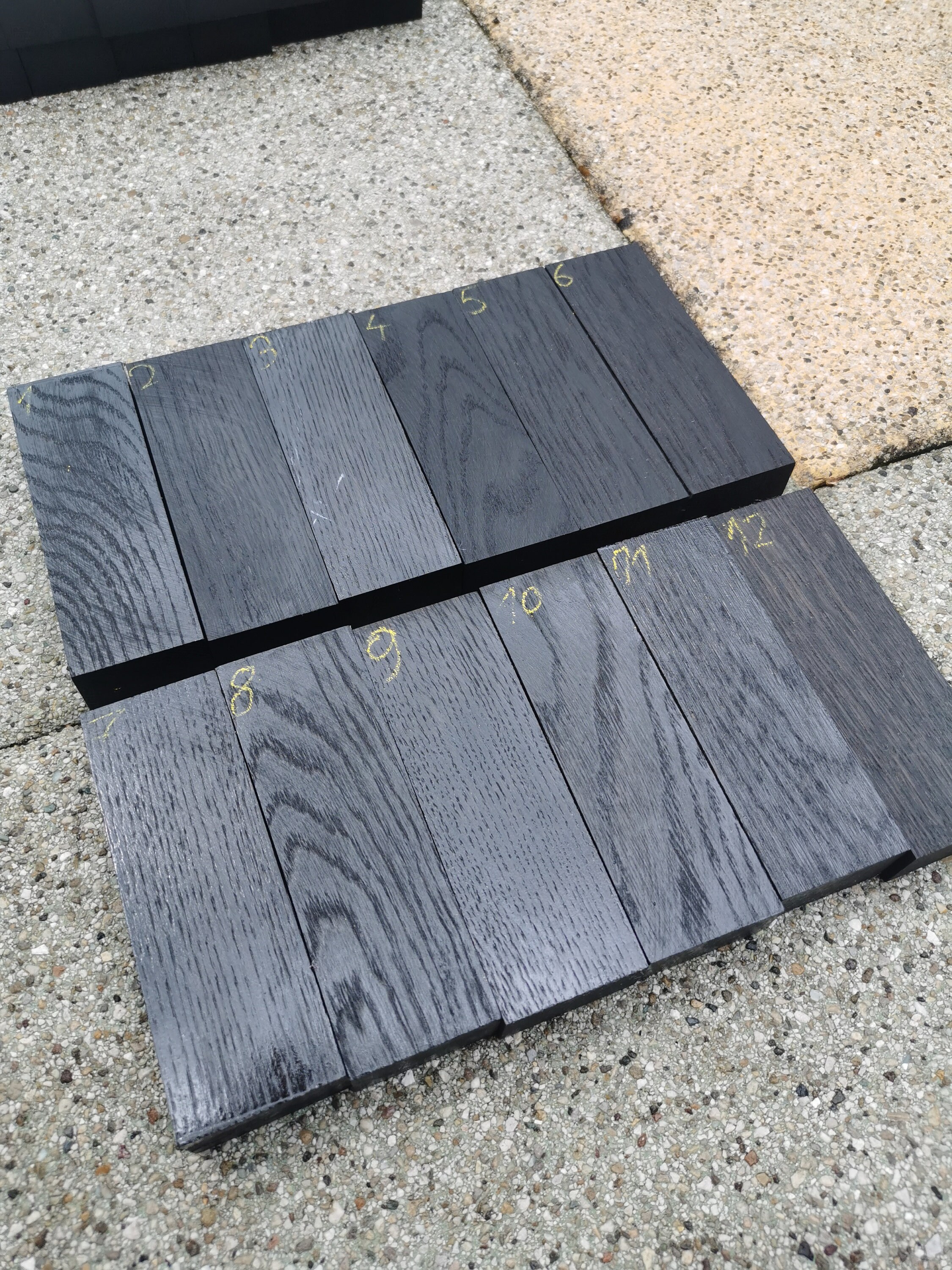 Stabilized Ancient Bog Oak Wood Block for Use in Knifemaking ...