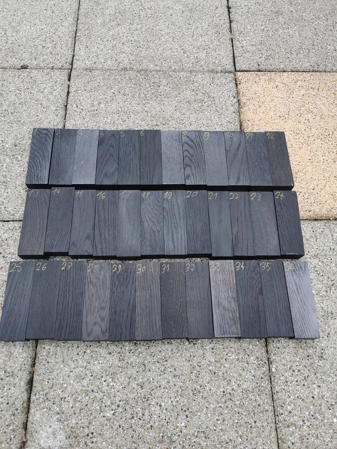 Stabilized Ancient Bog Oak Wood Block for Use in Knifemaking ...