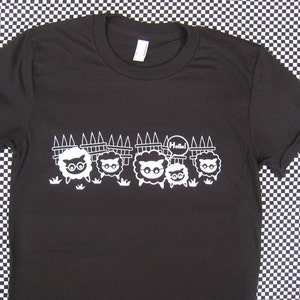 Hello T-shirt - Panda or Sheep Design - Etsy