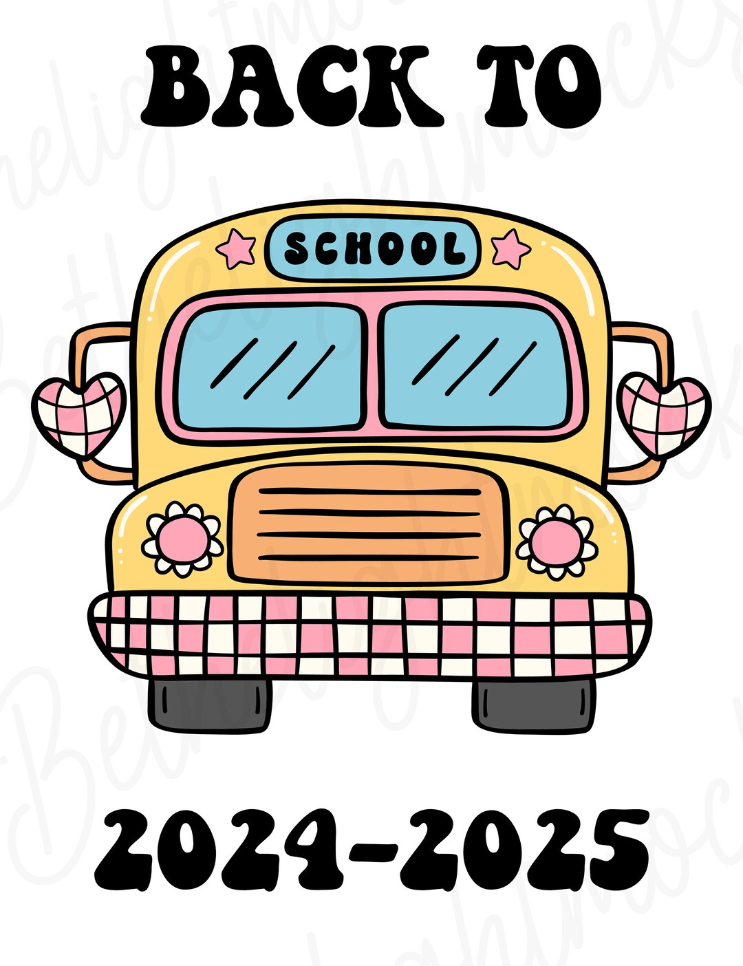 School Bus Png Clip Art for Teachers Digital Download for Classroom ...