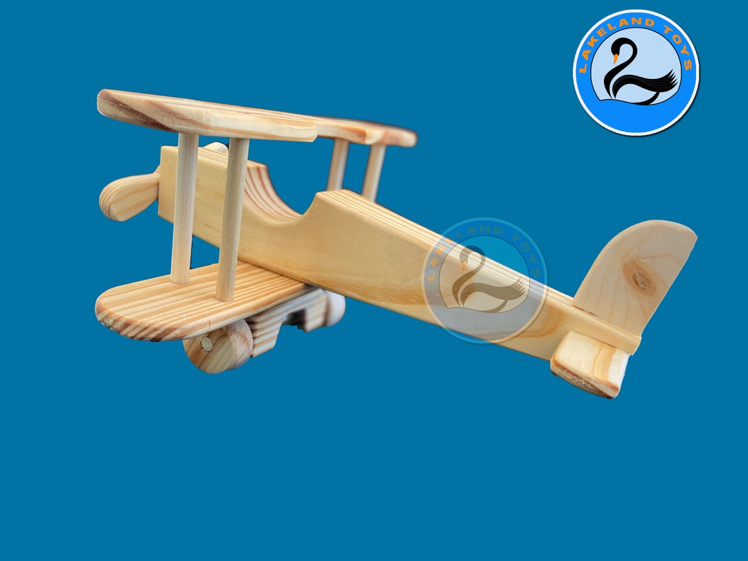 Wooden Toy Airplane - Etsy