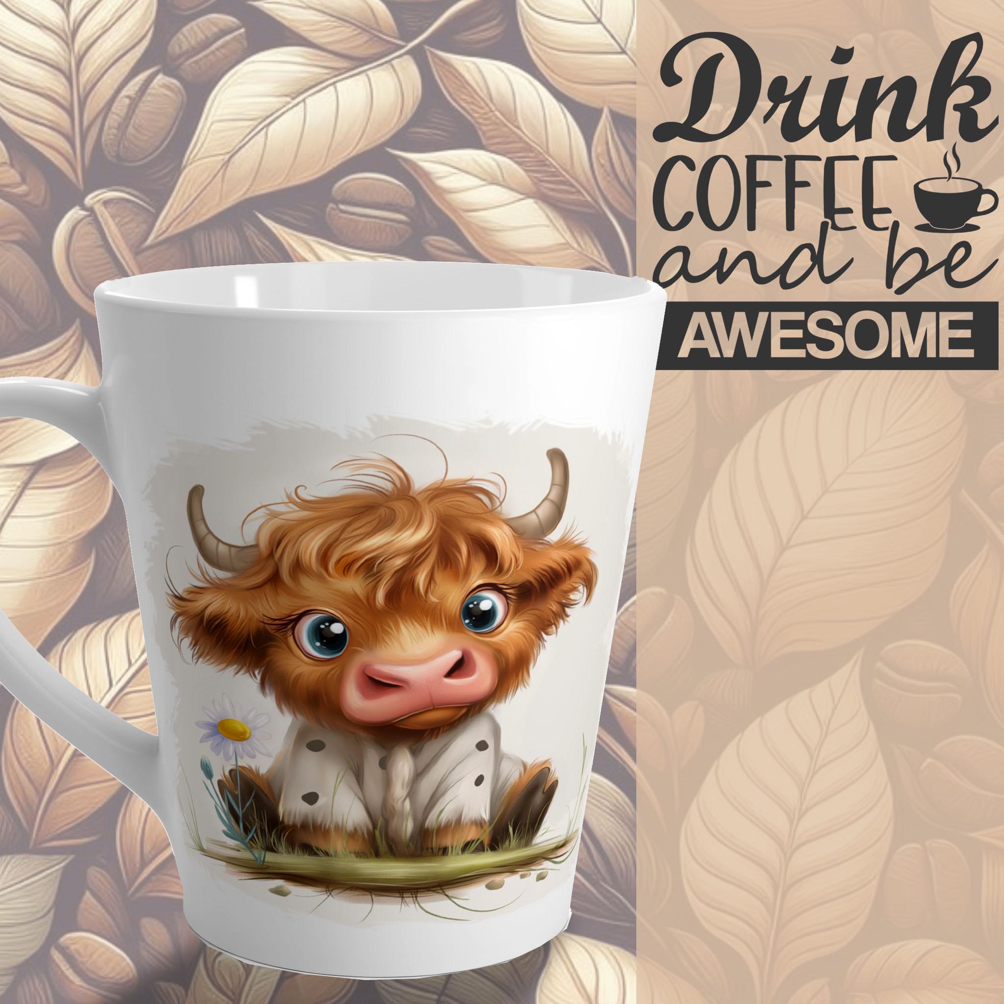 Highland Cow Coffee Tea Latte Mug, 12oz - Etsy