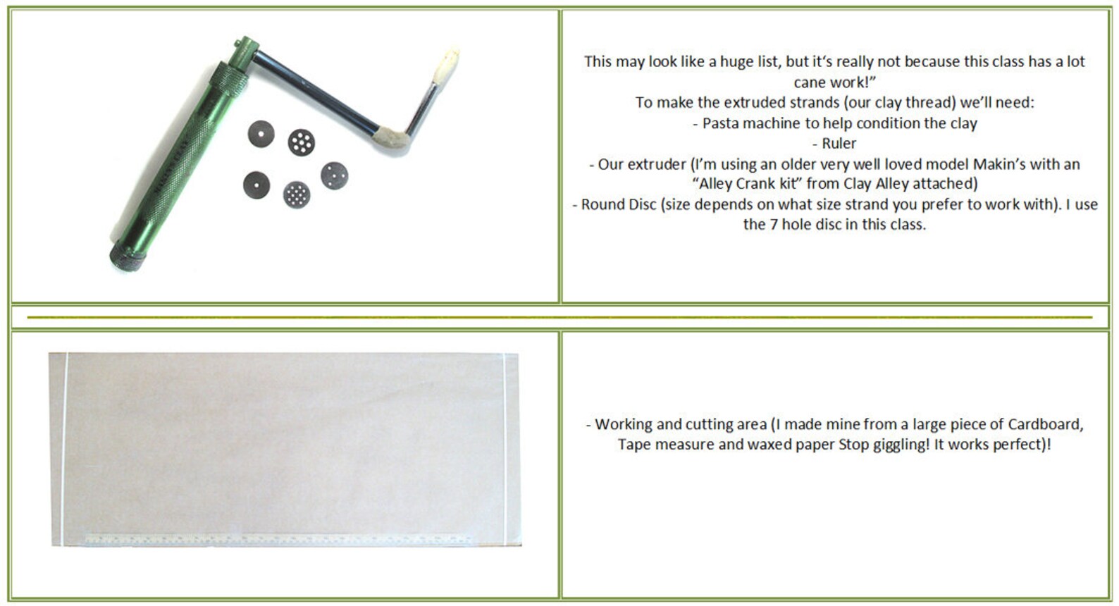 Extruder Stitches Polymer Clay Tutorial by Charm 2 Files - Etsy