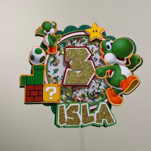 Yoshi Cake Topper - Etsy