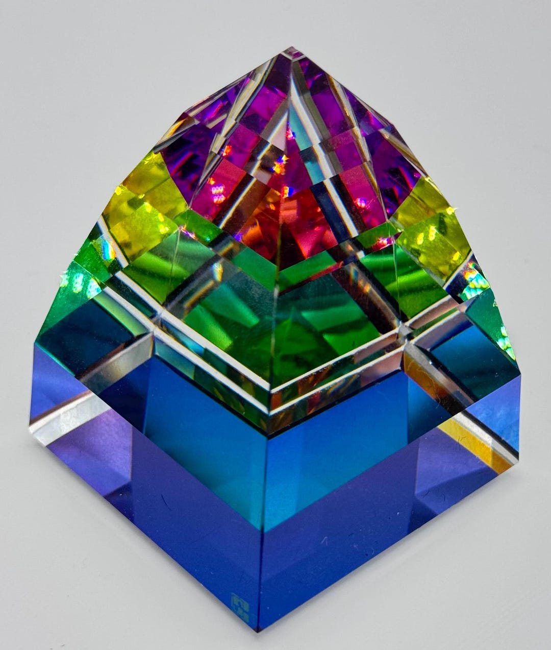 Swarovski Rainbow Prism Pyramid Retired 1993 Used - Etsy