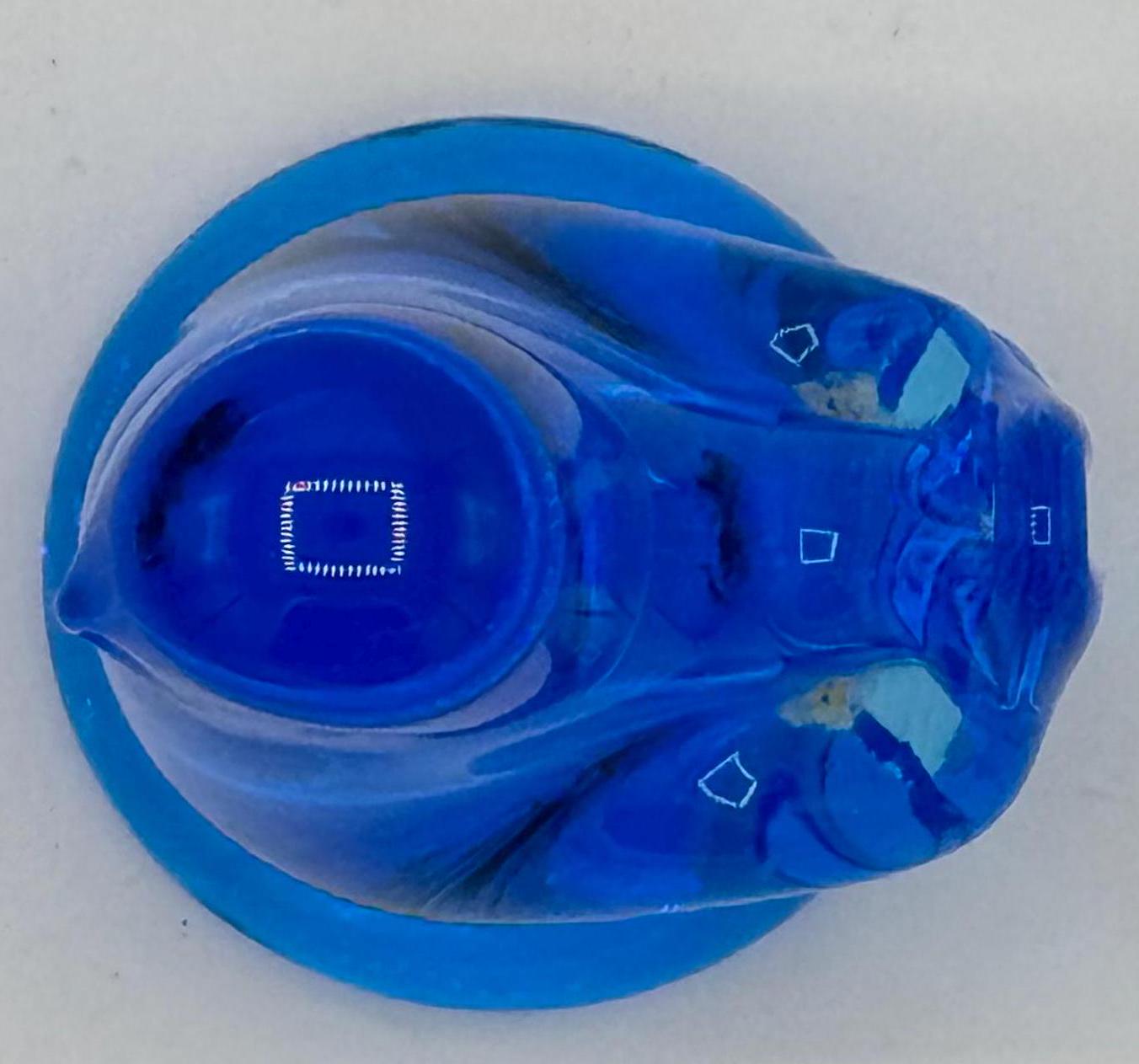 1996 Leo Ward Blue Bird of Happiness Hand Blown and Signed - Etsy